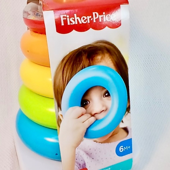 Toys | Fisher Price Rock Stack Baby Classic Ring Stacking Learning Toy ...